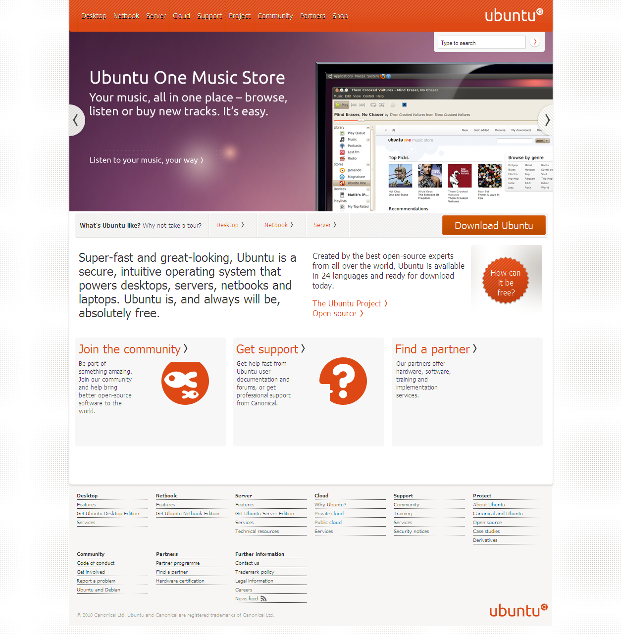 Novo layout do site oficial Ubuntu.com – Ubuntu Dicas